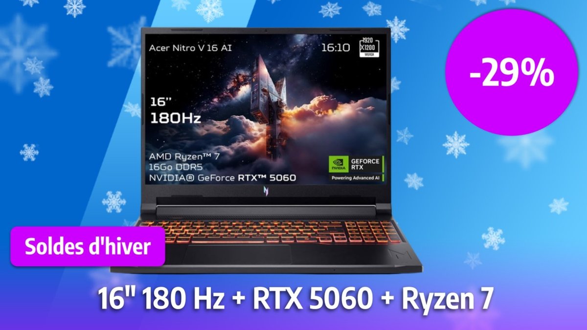 Ce PC gamer portable possède une RTX 5060 pour un prix enfin abordable ...