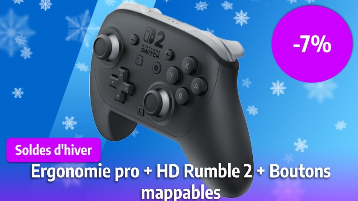 La meilleure manette Pro pour la Nintendo Switch 2 est en promotion sur ...