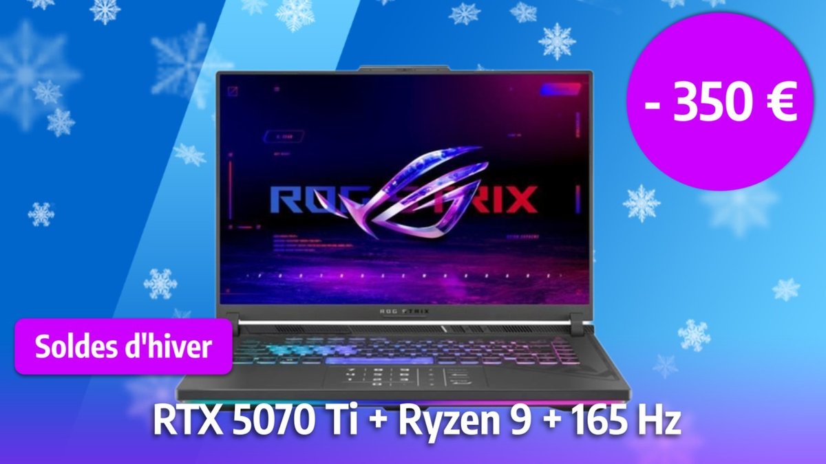 Voilà un PC gamer portable avec RTX 5070 Ti à prix cassé pour les ...