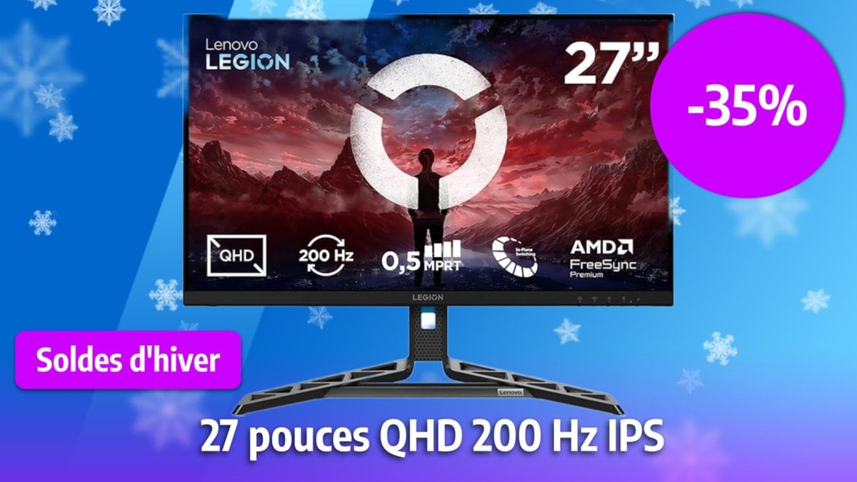 C'est un écran PC taillé pour les gameurs exigeants ! Le Lenovo Legion ...