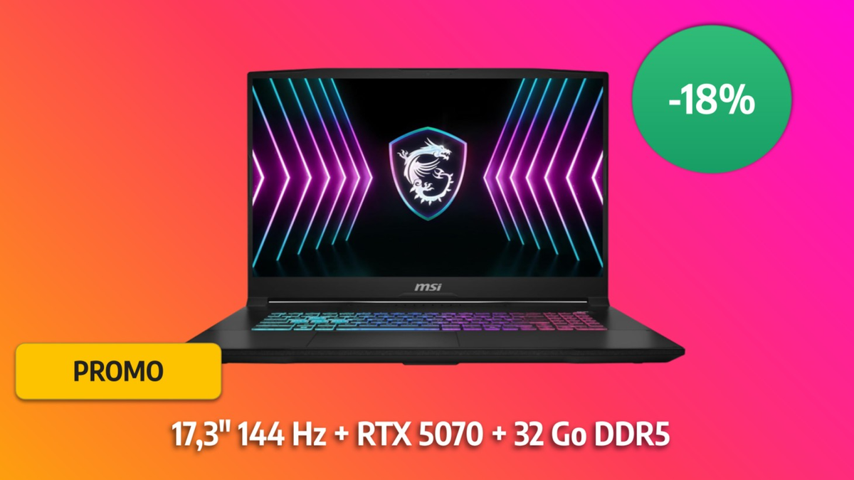 Ce grand PC portable gamer MSI de 17 pouces perd 18% de son prix ! Et ...
