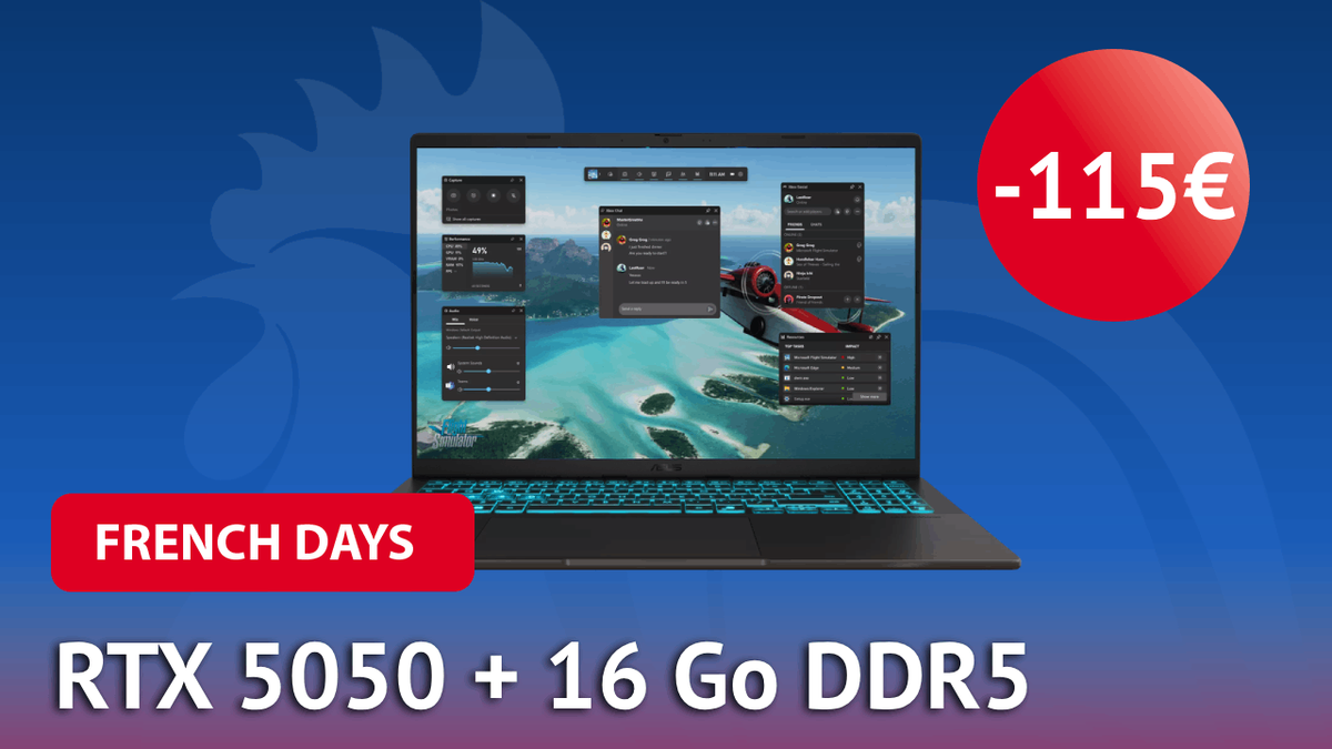 French Days : Ce PC portable gamer avec RTX 5000 ne connait pas la ...