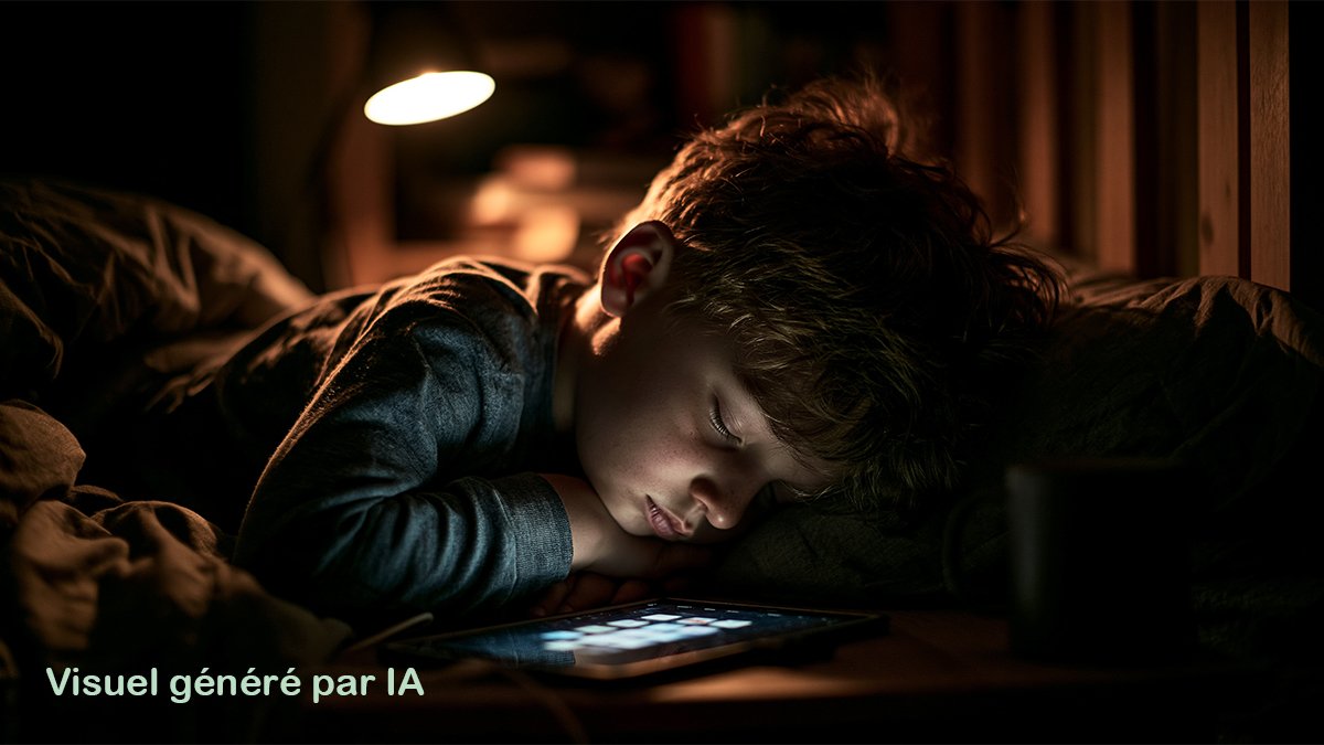 La génération alpha passe plus de temps devant les écrans qu'à dormir ...