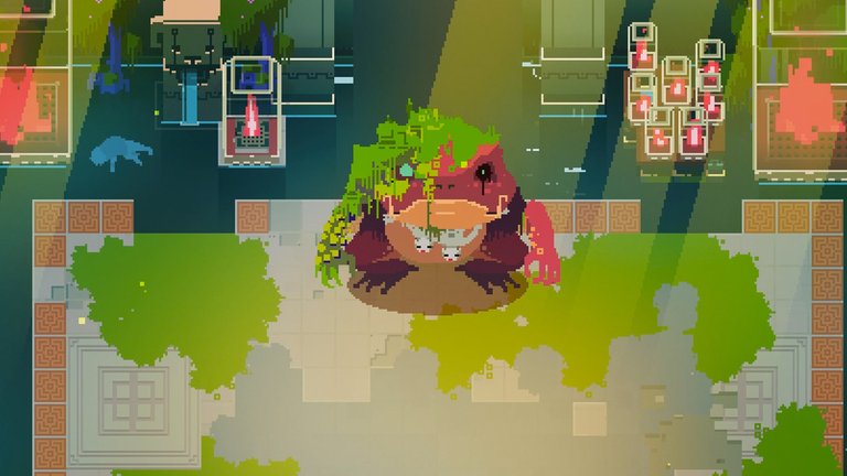 Gameplay Hyper Light Drifter : Un combat de boss épique - jeuxvideo.com