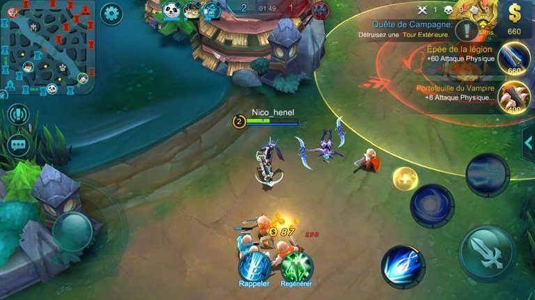 Fonctionnement de la carte - Astuces et guides Mobile Legends : Bang ...