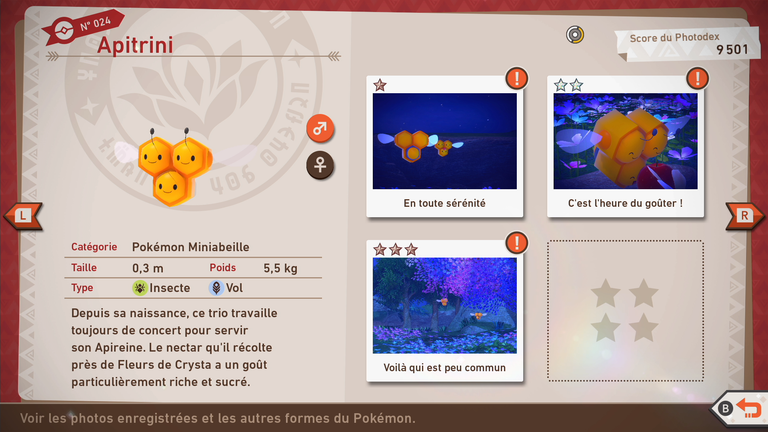Apitrini - Astuces et guides New Pokémon Snap - jeuxvideo.com