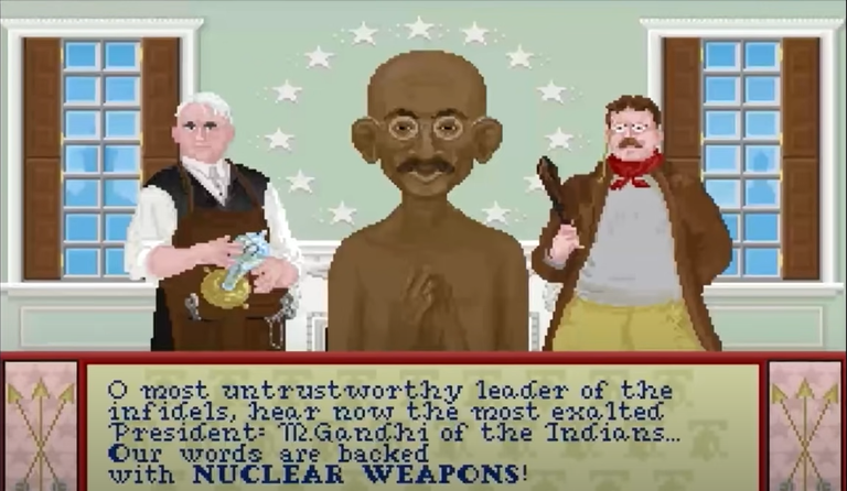 Gandhi adepte de guerre nucléaire : le mythe derrière le bug de ...