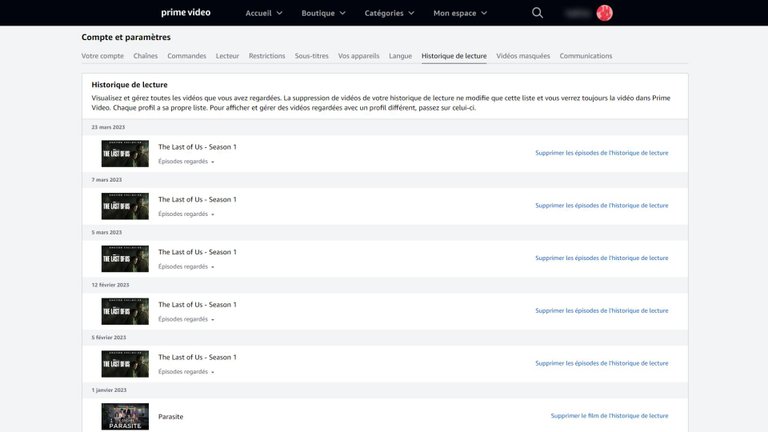 Comment consulter son historique Amazon Prime Video ? L'astuce que personne ne connaît ...