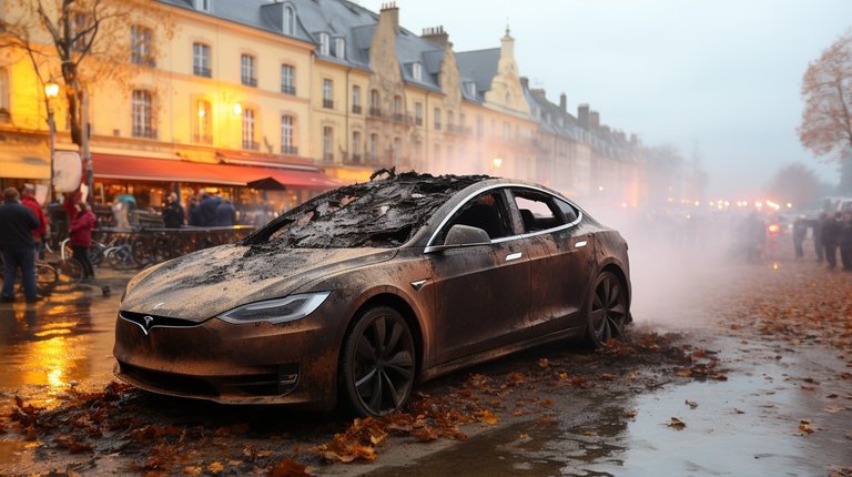 Voitures électriques : on connait enfin le vrai risque d’explosion des batteries grâce à cette ...