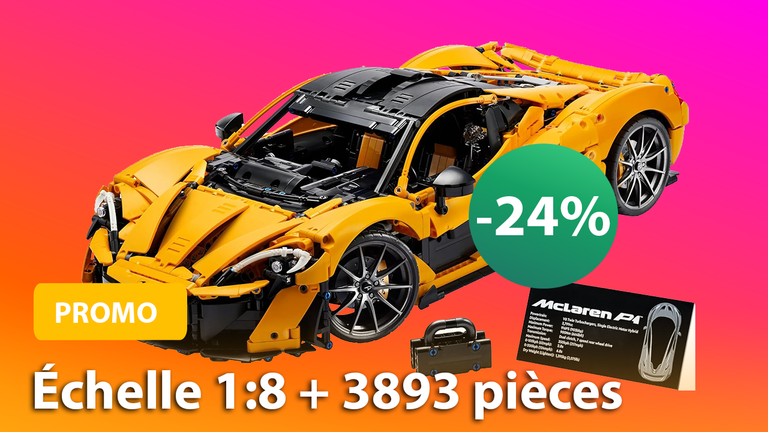 Promo LEGO : avec ses 3893 pièces, la McLaren P1 est en promo et ça va ...
