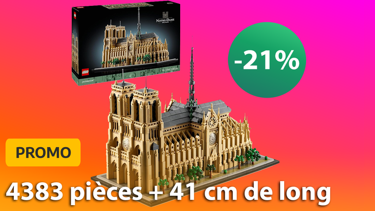 Promo LEGO : -21% sur le set Notre-Dame de Paris, l'ensemble de ...