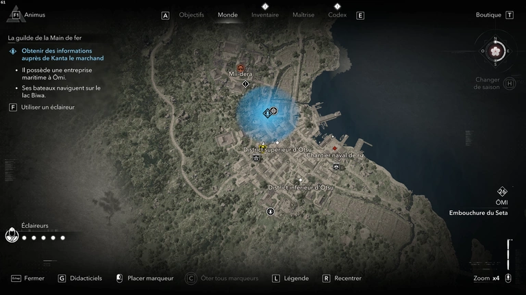 La guilde de main de fer AC Shadows : où trouver tous les marchands ...