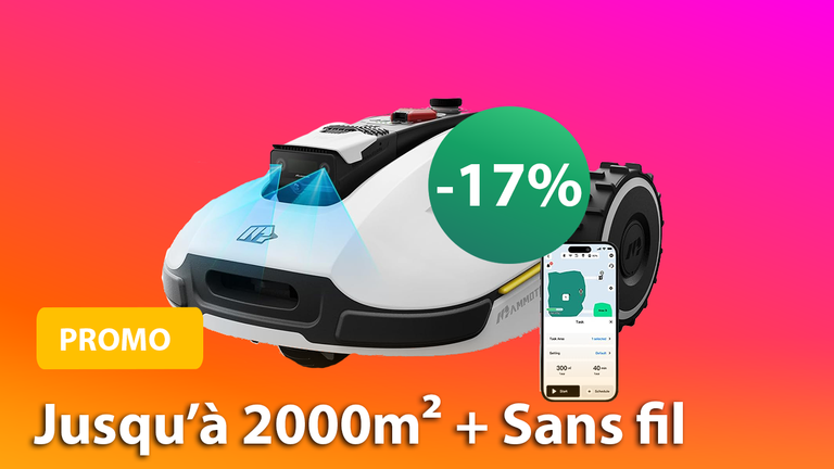 Promo robot tondeuse : -17% sur le Mammotion Yuka qui s'installe sans ...
