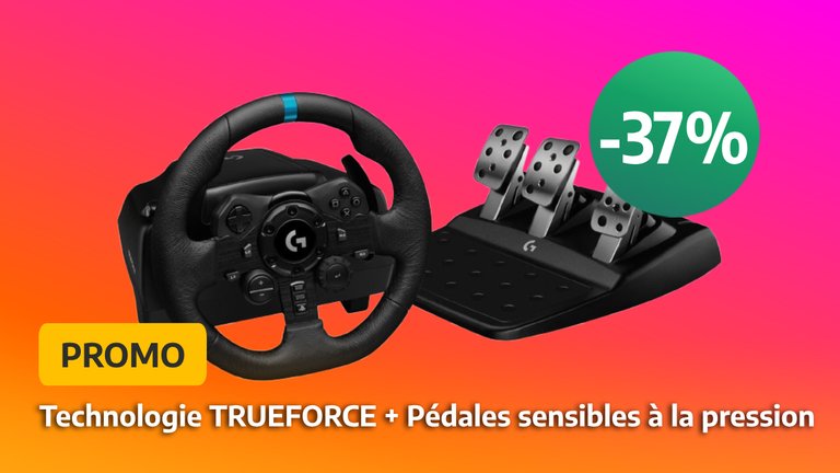 Le pack volant + pédalier Logitech est à -37% avant les soldes ...