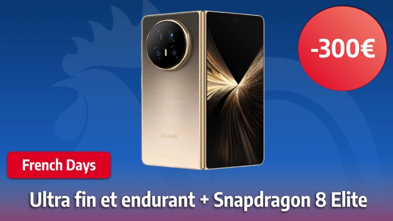 Moins cher que le Galaxy Z Fold 7, le Honor Magic V5 est tout aussi polyvalent et fin, et a même ...