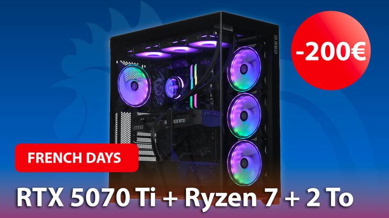 « Un monstre de puissance ! » : ce PC gamer fixe avec RTX 5070 Ti s'offre une belle promo ...