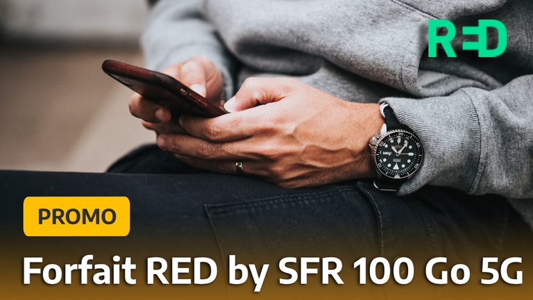 Forfait mobile : pour moins de 10€ par mois, RED by SFR vous offre la 5G sur son forfait avec ...