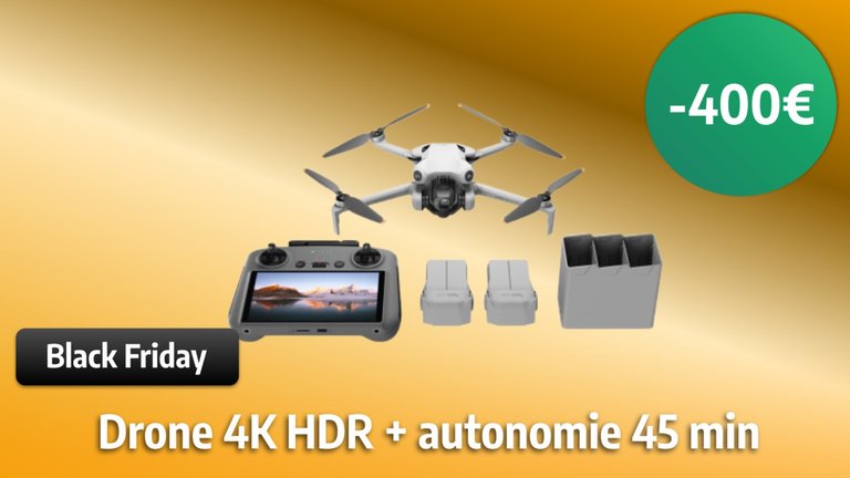 -400€ sur ce pack drone Dji Mini 4 Pro, un des meilleurs mini drones du ...