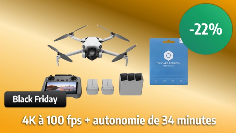Ce drone DJI capable de filmer en 4K à 100 fps, le Mini 4 Pro vendu ...