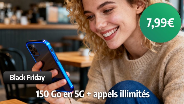 Vous ne rêvez pas, ce forfait mobile avec 150 Go en 5G coûte moins de 8€ - jeuxvideo.com