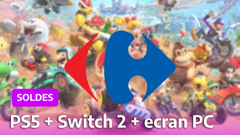 Nintendo Switch 2, jeux PlayStation 5, écran PC gamer… Carrefour lance ...