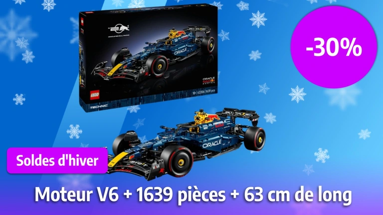 Soldes LEGO : -30% sur le set F1 Red Bull de 1639 pièces avec son ...