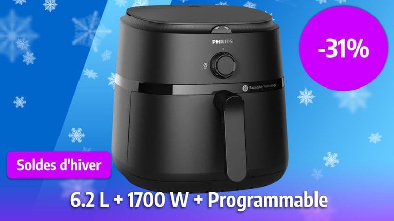 Soldes Lidl : -31% sur le Airfryer Philips doté d'une cuve de 6,2L ...
