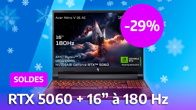 Enfin un PC portable gamer à bon prix ! Cet Acer avec RTX 5060 et Ryzen ...