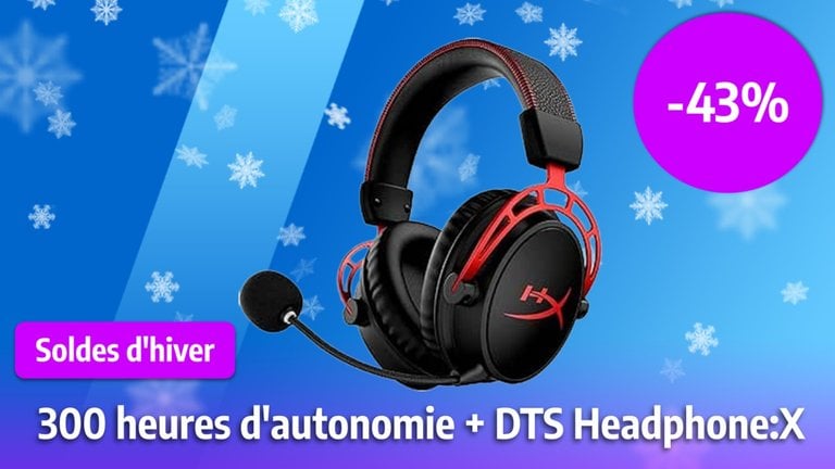Durant les soldes, le casque gaming HyperX Cloud Apha sans fil est à ...