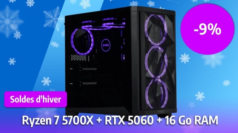 Un PC gamer pas cher c'est possible avec cette config avec RTX 5060 ...