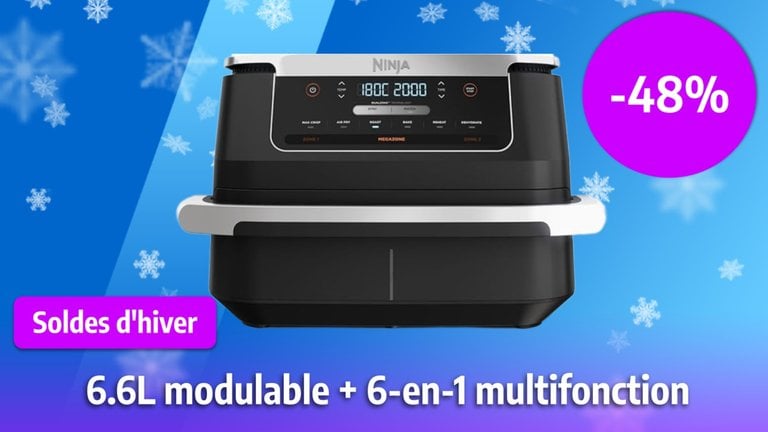 Soldes air fryer : -48% sur la friteuse sans huile Ninja avec double ...