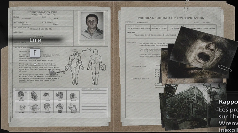 Documents Wrenwood Resident Evil Requiem : où trouvez toutes les notes ...