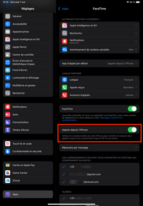 Tuto : comment utiliser son iPad pour passer et recevoir des appels à la place de son iPhone ...