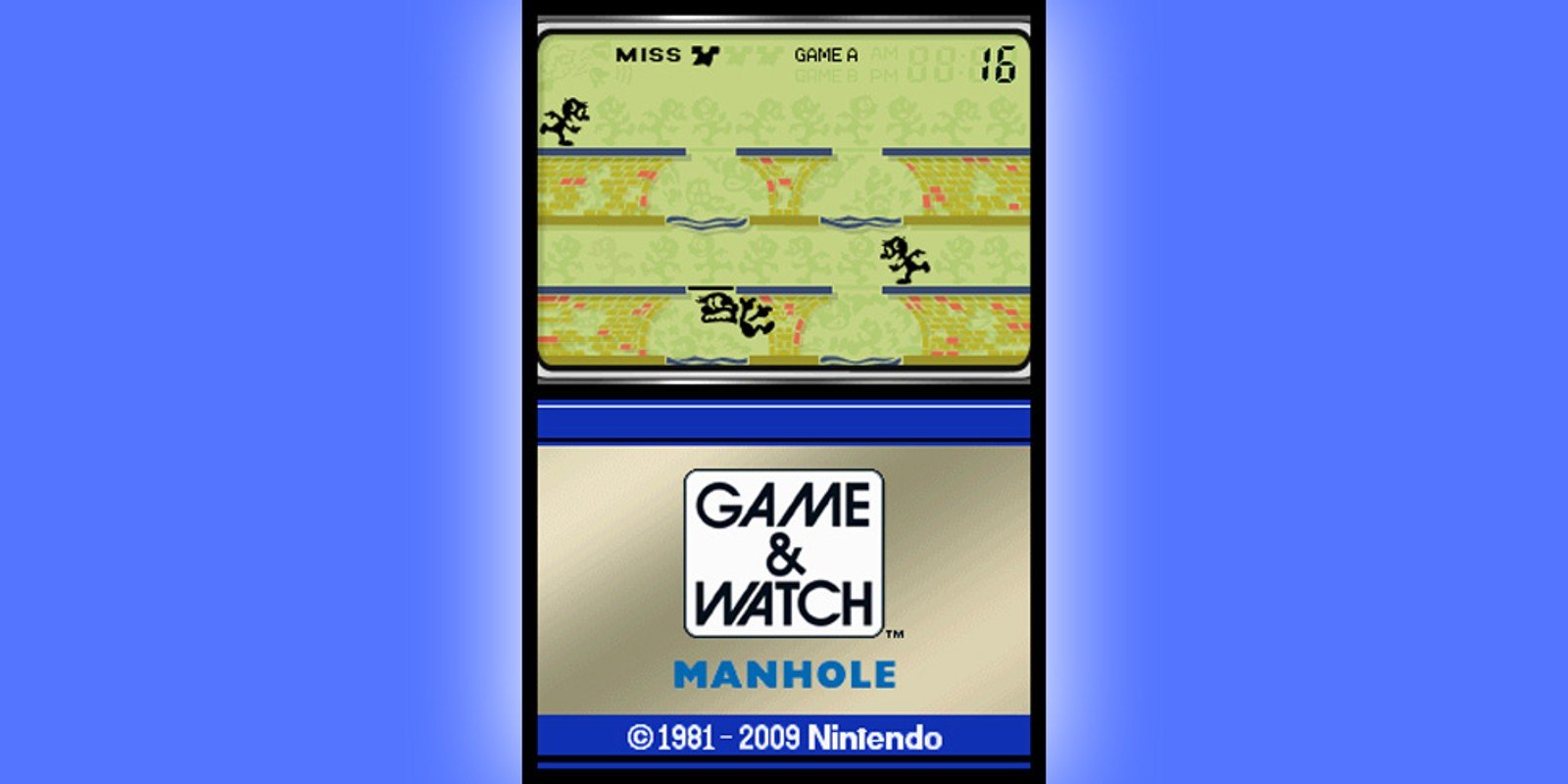 Game & Watch : Manhole sur Gameboy Advance - jeuxvideo.com